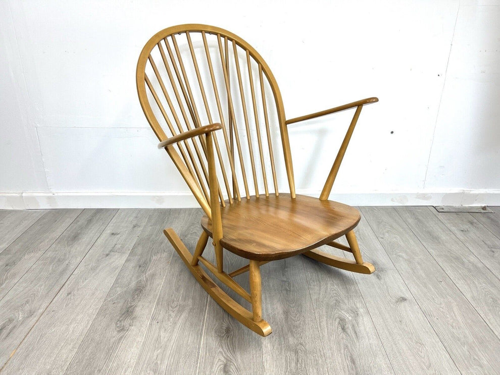 Ercol Model 315, Vintage Grandfather Rocking Chair – Hus & Home
