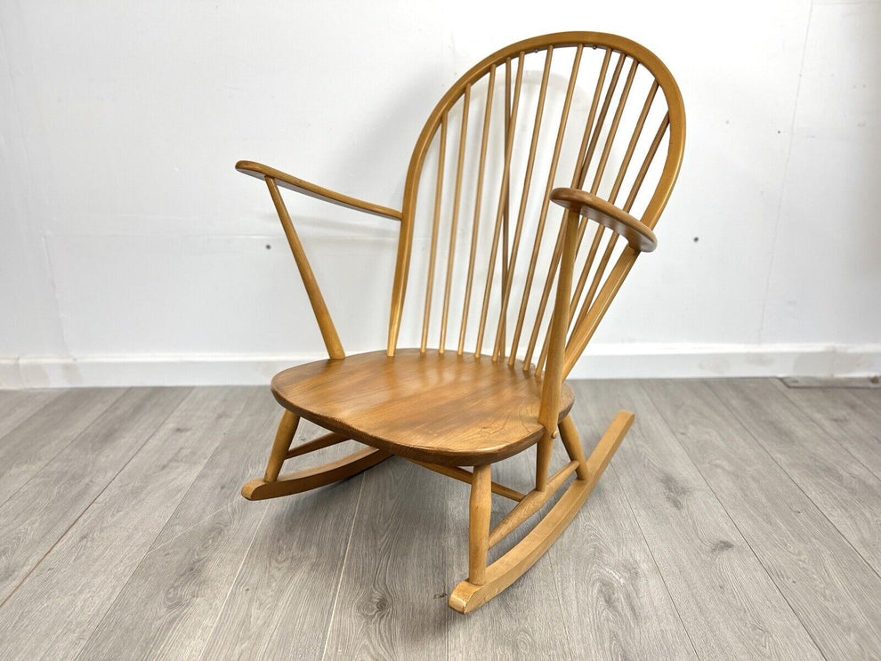 Ercol Model 315, Vintage Grandfather Rocking Chair – Hus & Home