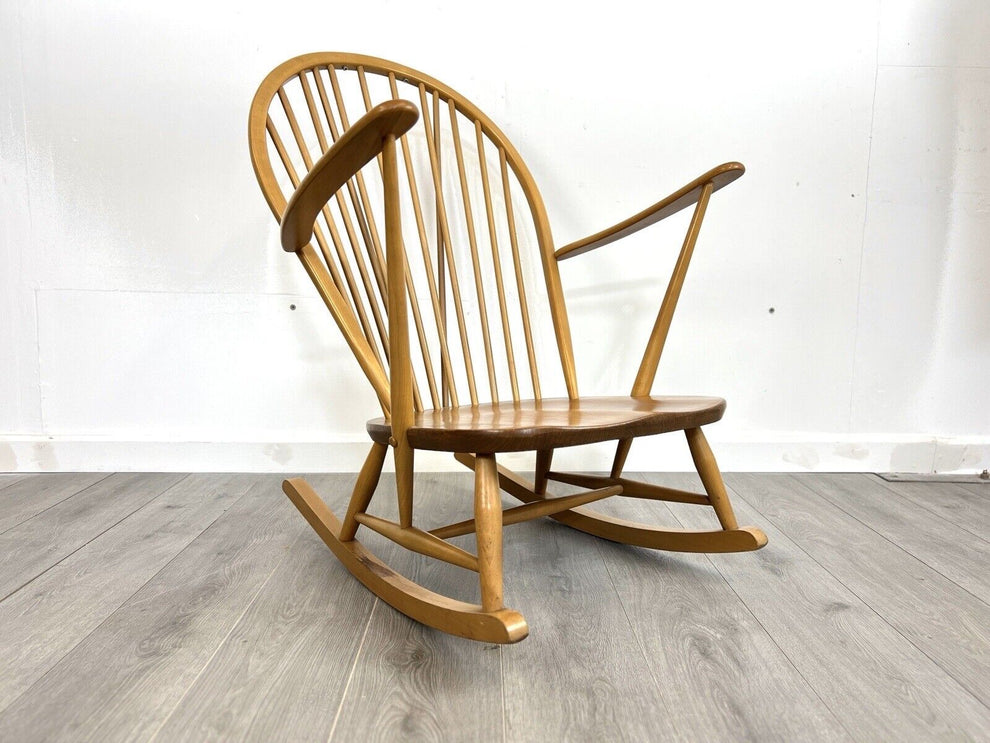 Ercol Model 315, Vintage Grandfather Rocking Chair – Hus & Home