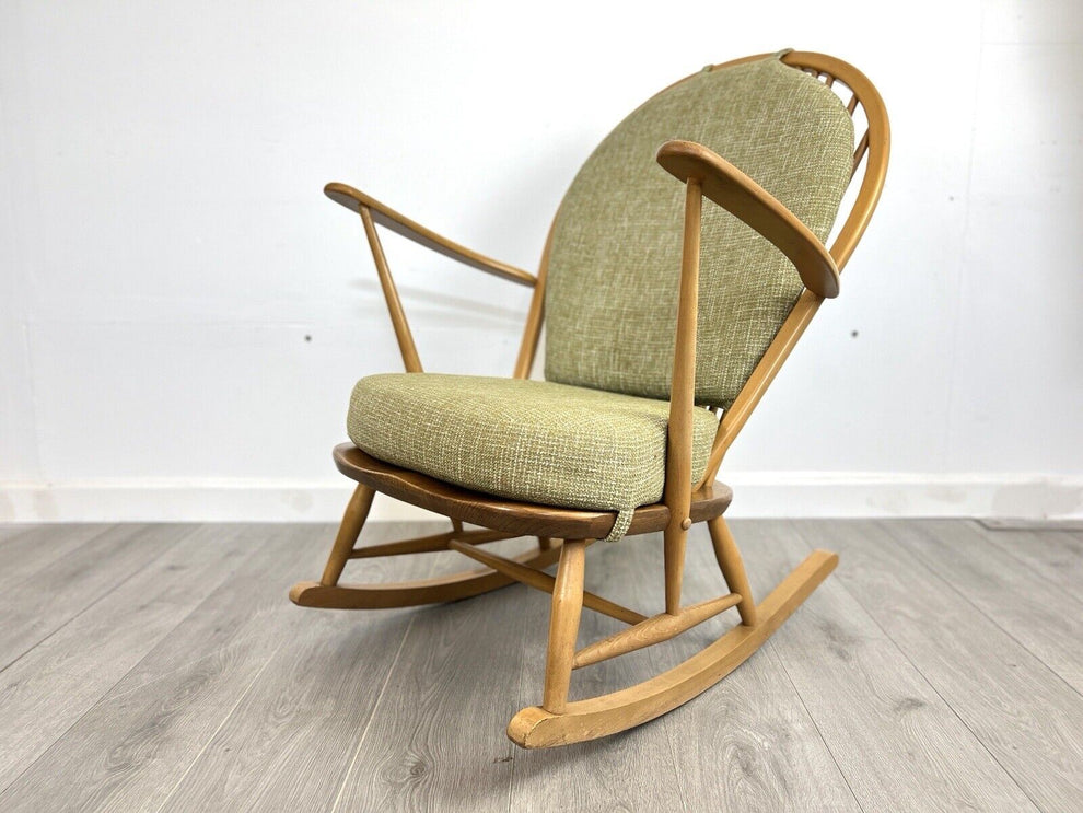 Ercol Model 315, Vintage Grandfather Rocking Chair – Hus & Home